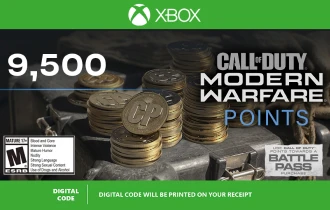 Comprar tarjeta de regalo de Call of Duty Modern Warfare de 9500 puntos