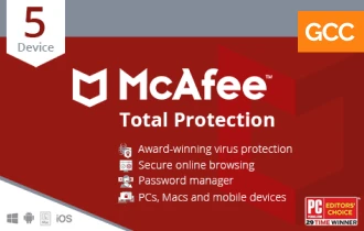 Buy McAfee GCC 2019 Total Protection 5d Gift Cards on ARPAY