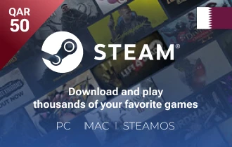 Buy Steam | Qatar Steam 50 QAR Gift Card from AR-PAY